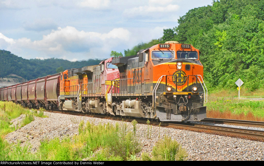 BNSF 1115, BNSF's Aurora Sub.
